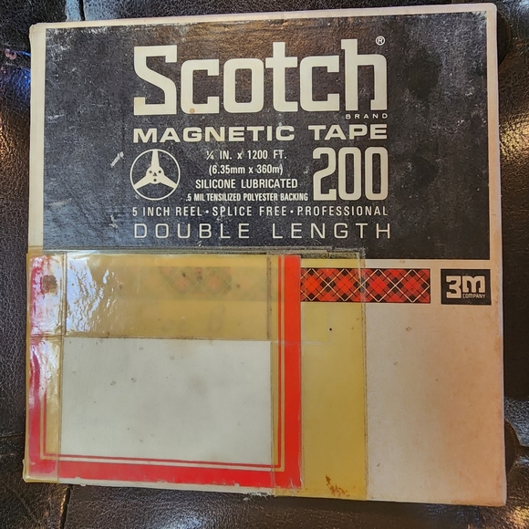 Scotch | Media | Scotch 20 4 In Double Profesional Recording Tape ...